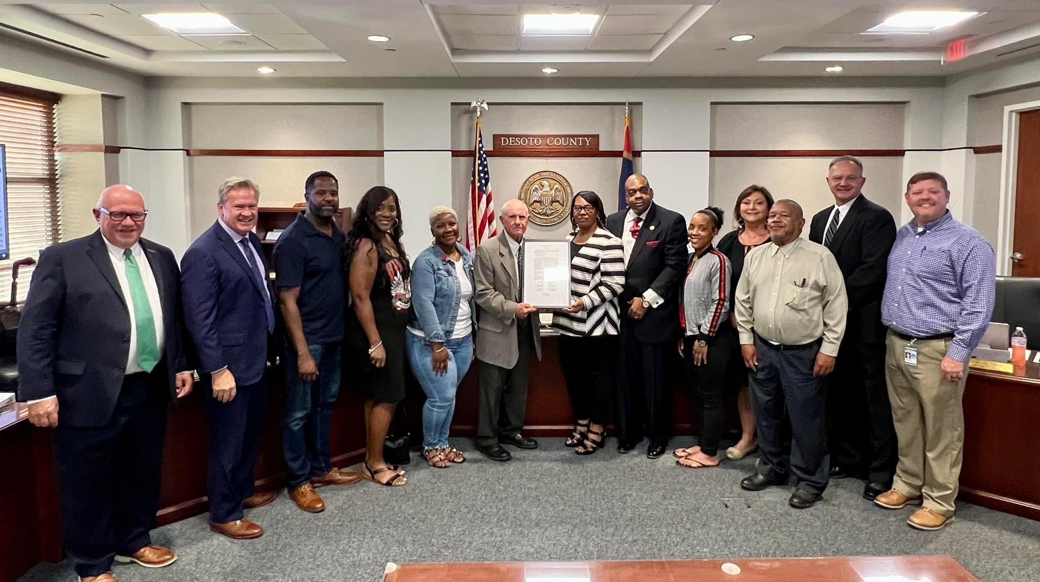 Supervisors resolution honors John Drew Bynum | DeSoto County News