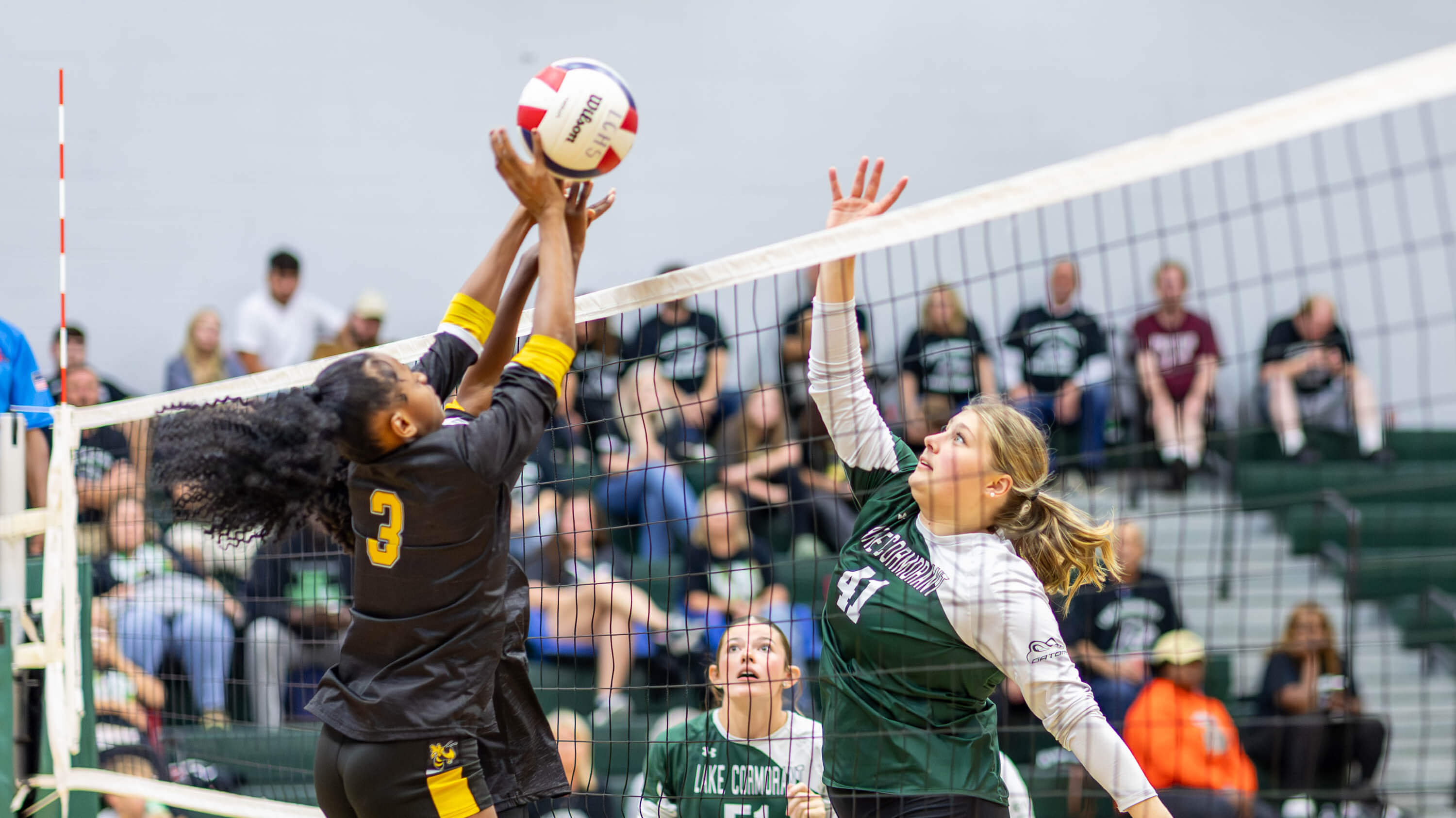 Defending state champs open volleyball playoffs with sweeps | DeSoto ...