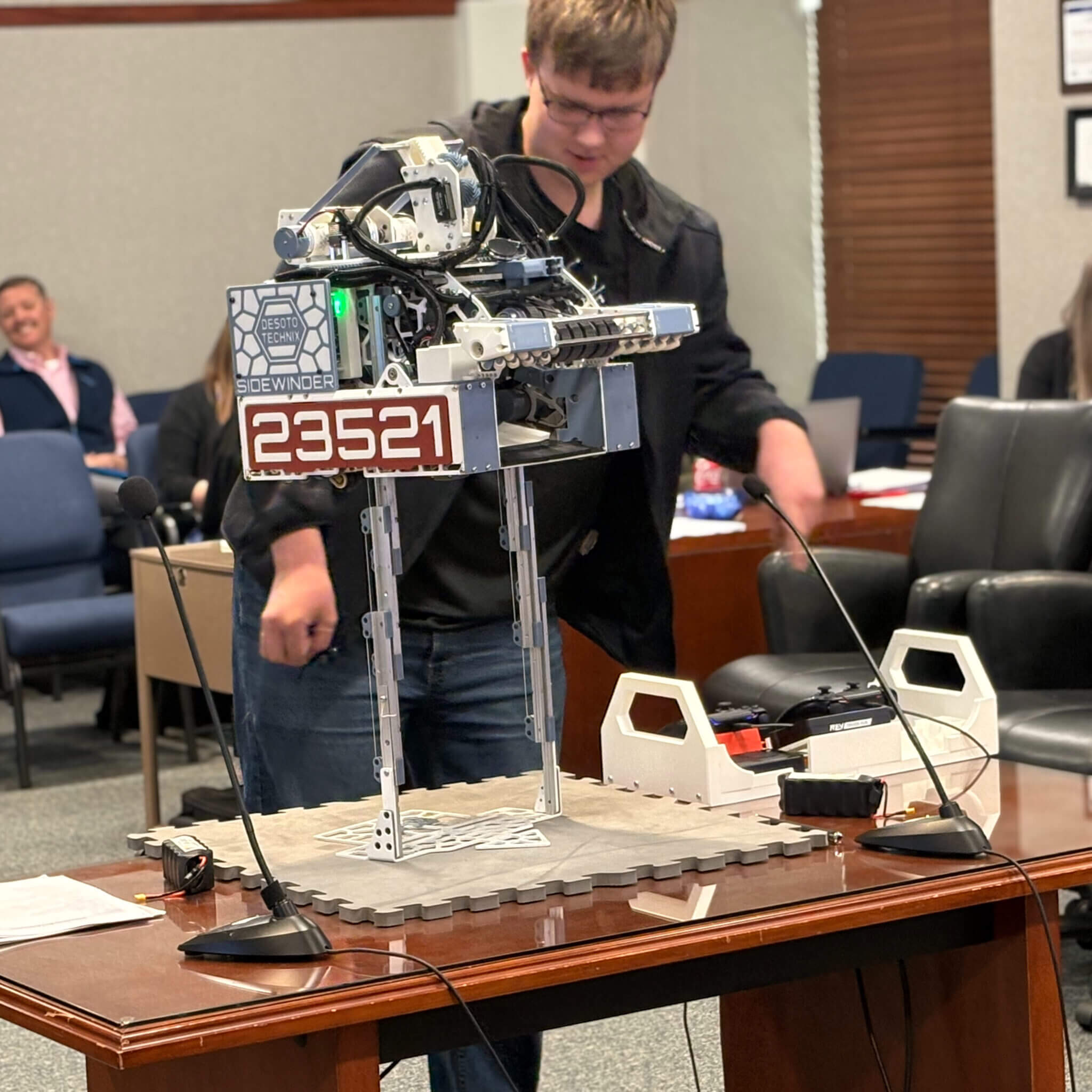 Robotics team receives county support ahead of Governor’s Cup trip ...